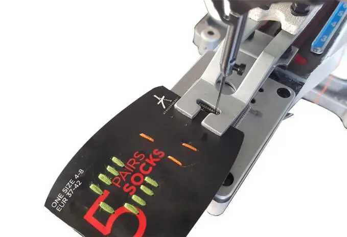 Industrial Socks Label Attach Custom Sewing Machine