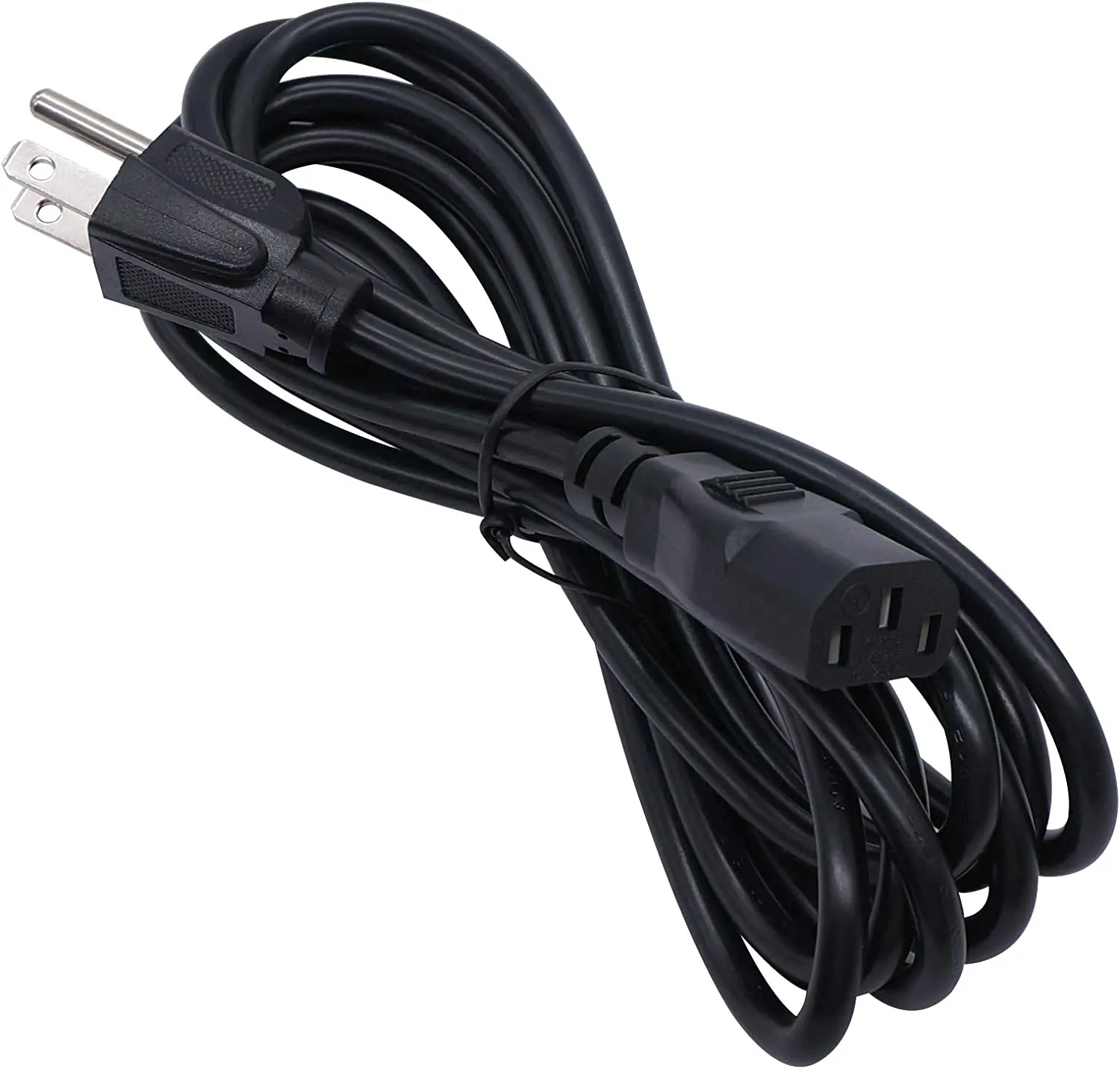 Monitor Tv Power Extension Cord 3 Prong 10a 250v 18 Awg Ul Certified ...