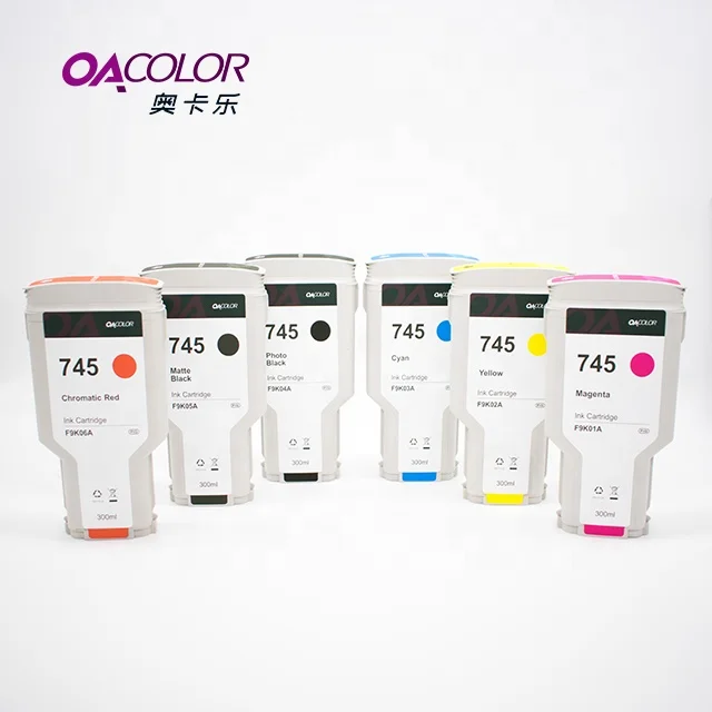 Oacolor F9k01a F9k02a F9k03a F9k04a F9k05a F9k06a For Hp 745 Ink ...