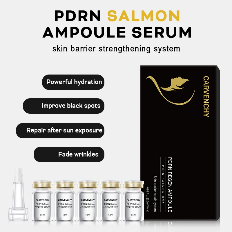 PDRN Salmon Ampoule Serum - Deep Hydrating & Nourishing Skin Barrier ...