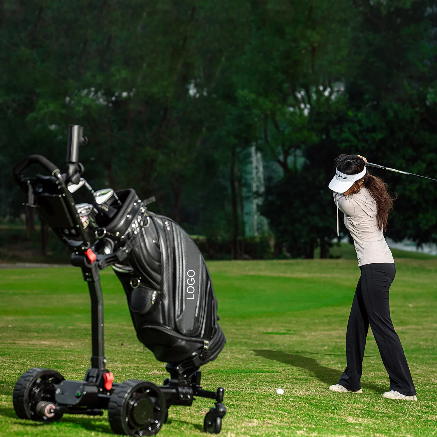 Auto Follow Golf Electric Cart - Remote Control & Lightweight