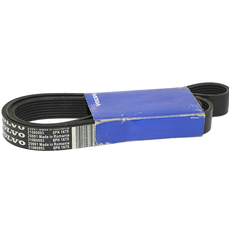 Volvo Excavator Engine Belt 8pk 1675 Parts No.21080993 - Buy Wear ...