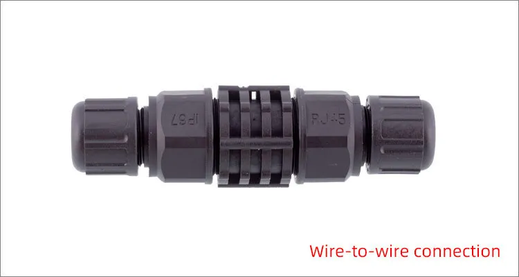 Rj45 Waterproof Connector Opening Installation Wire-to-wire Gigabit ...