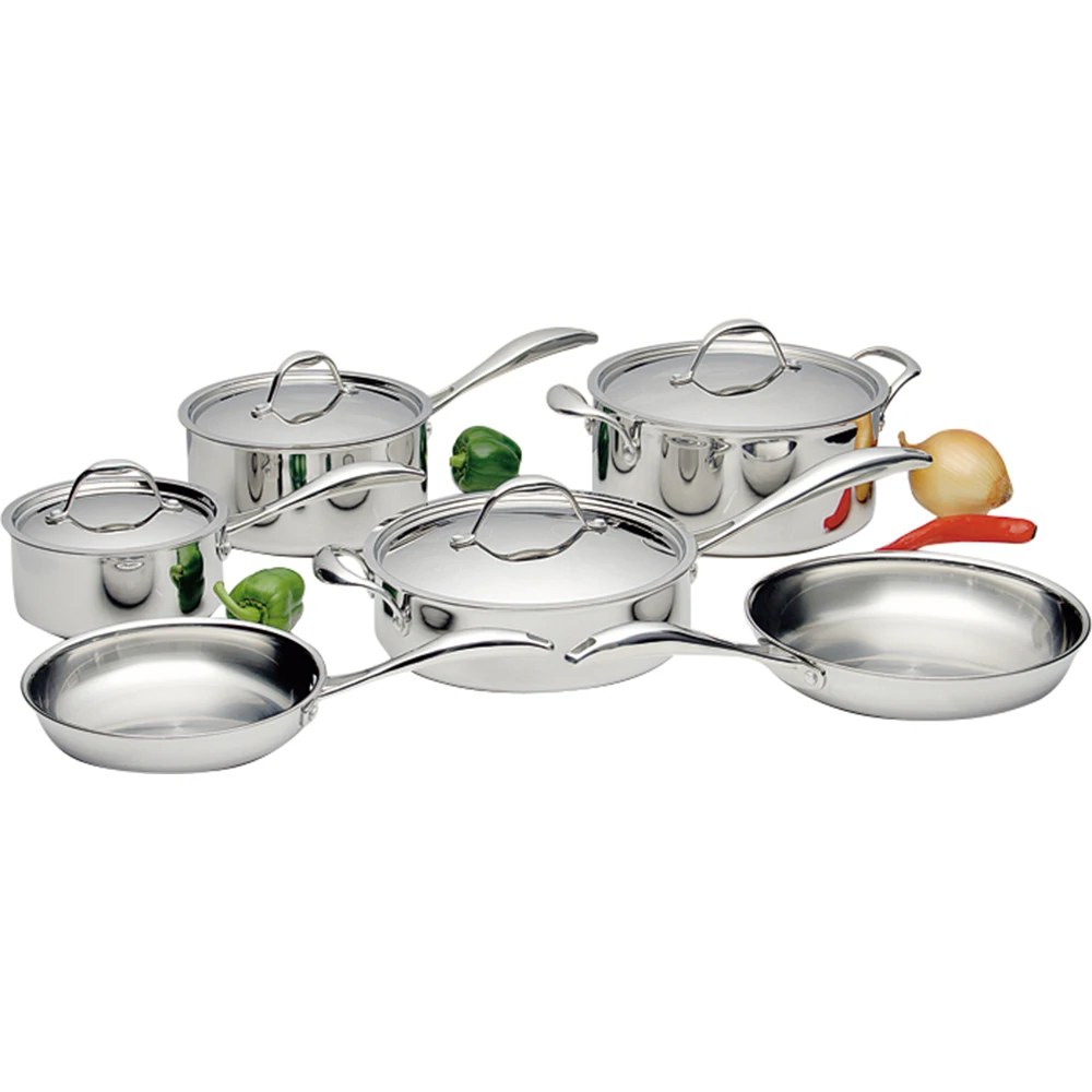 15 Piece Nonstick Stainless Steel Cookware Set by BODEUX/POTOBELO