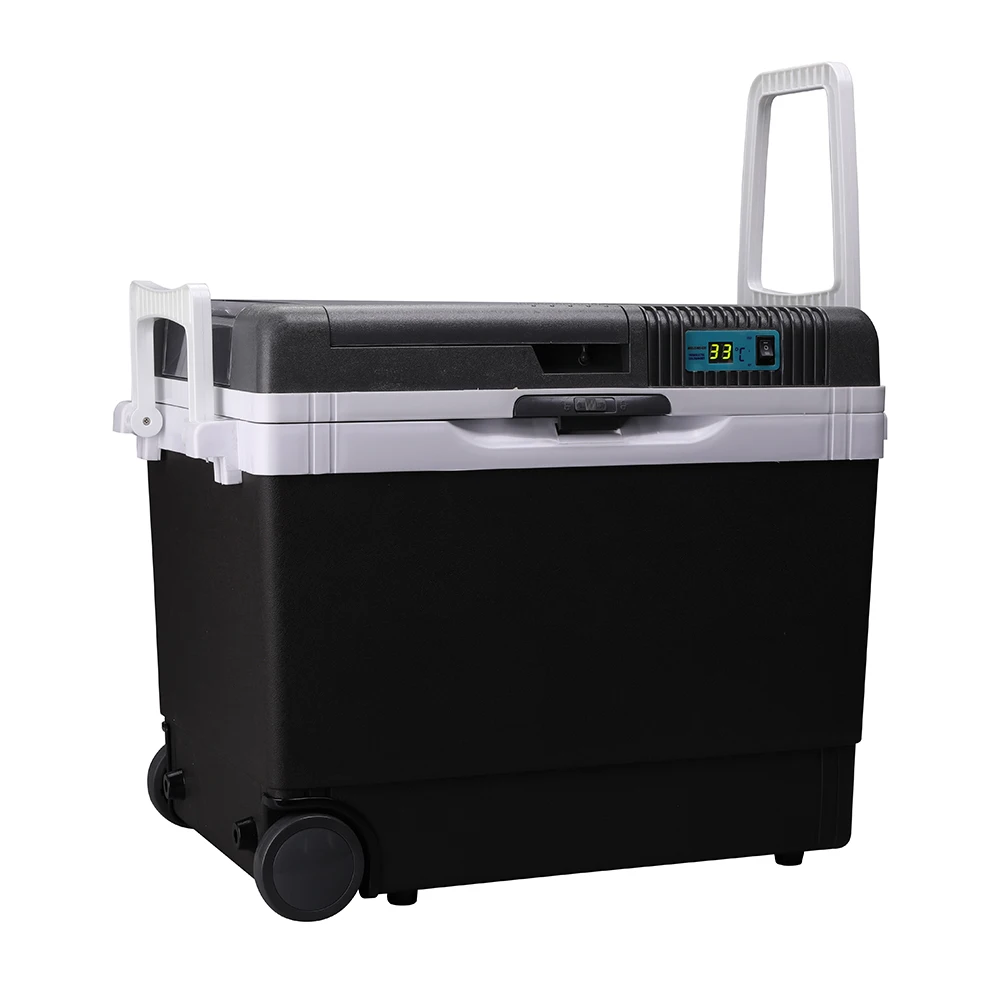 33 Liter Thermoelectric Cooler Box With Wheels 12v Sport Refrigerator ...