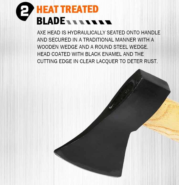 KSEIBI Axe with Wooden Handle - Durable & Versatile Tool
