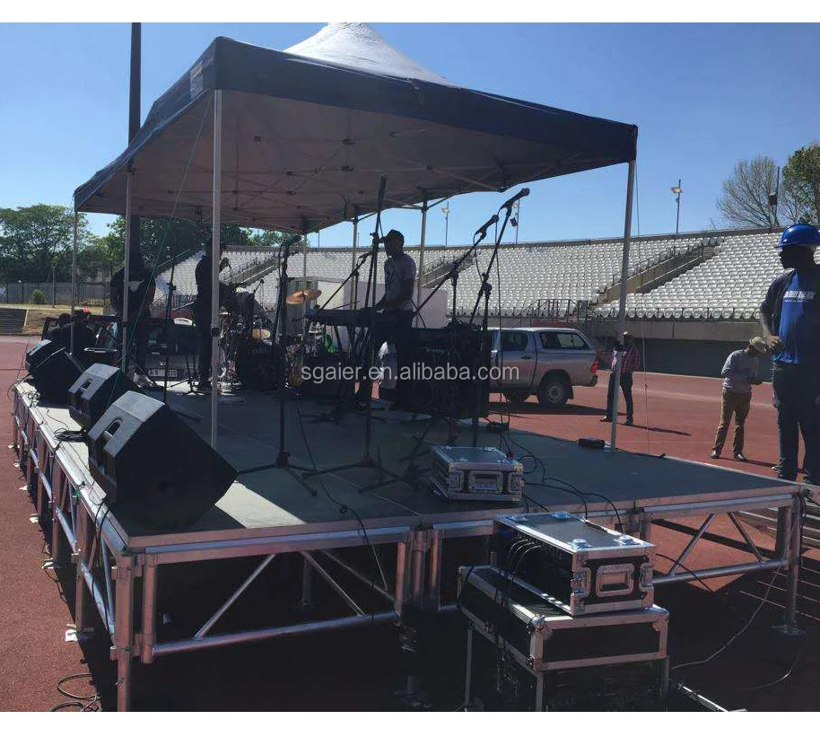 Portable Raised Platform Stage for Outdoor and Indoor Events