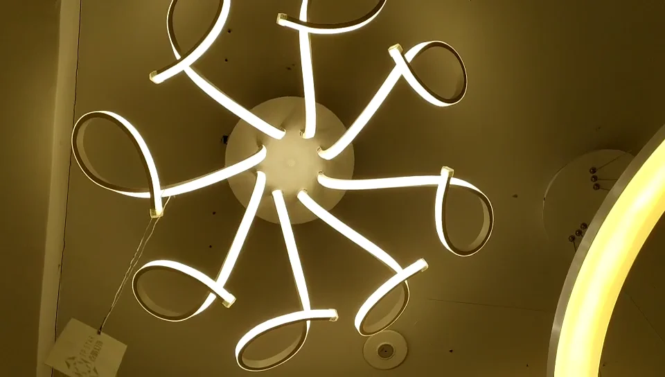 Fancy Octopus Shape Design Modern Acrylic Ceiling Light For Hotel/home ...