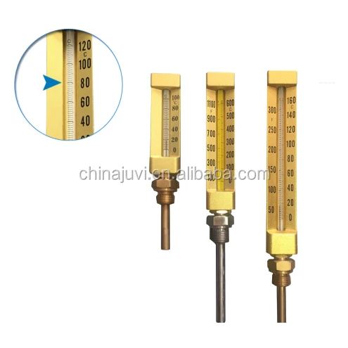 IMPA 681851 V-Type Metal Protective Industrial Thermometer - Accurate ...