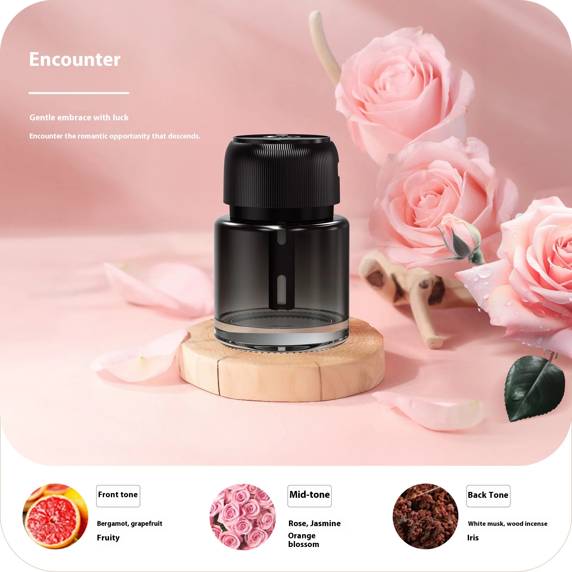 Mini Star Intelligent 130ML Car Air Purifier Aroma Diffuser Glass Air Freshener Ambient Lighting ...