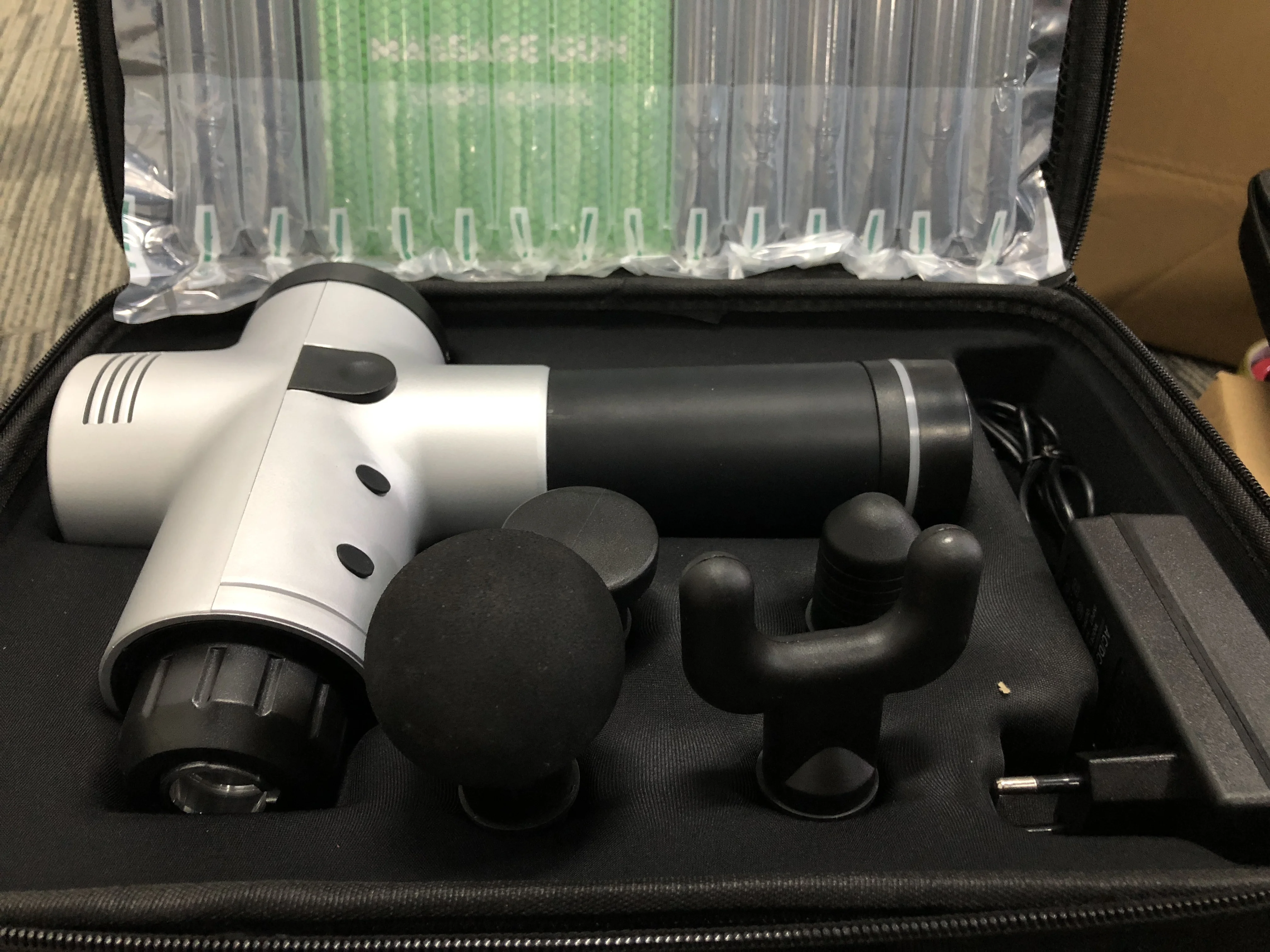 Amazon Top 4 Heads Massage Muscle Vibration Massage Gun Deep Muscle ...