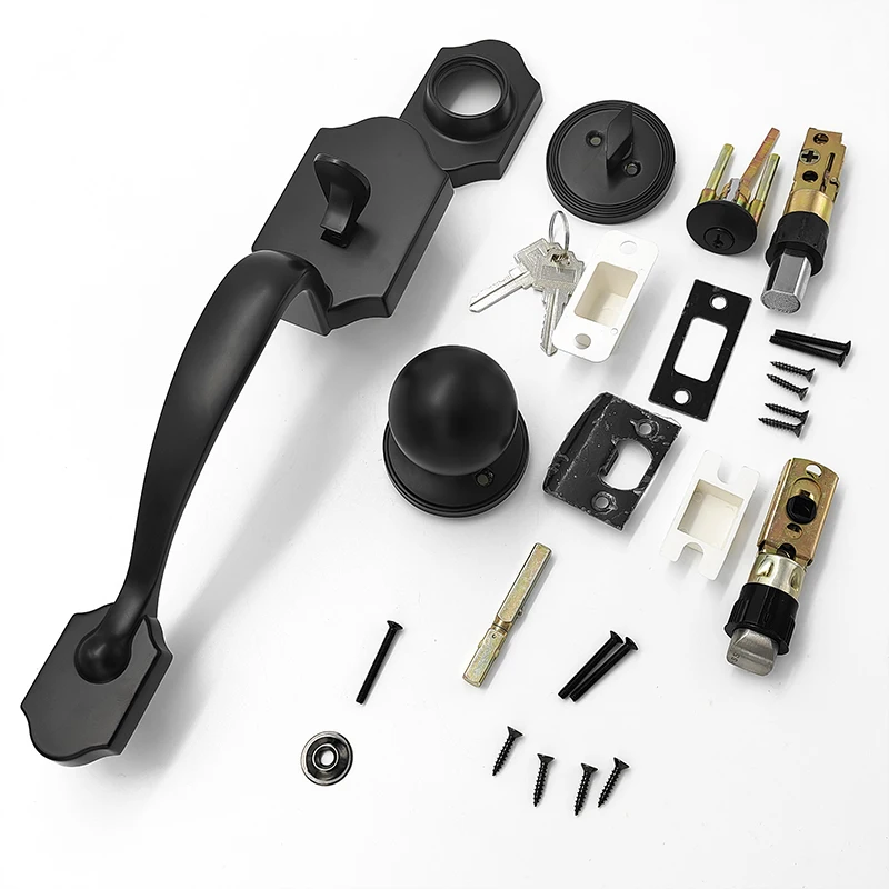 4 Drive-in Latch Zinc Alloy Matte Black Special Trim With Reversible ...