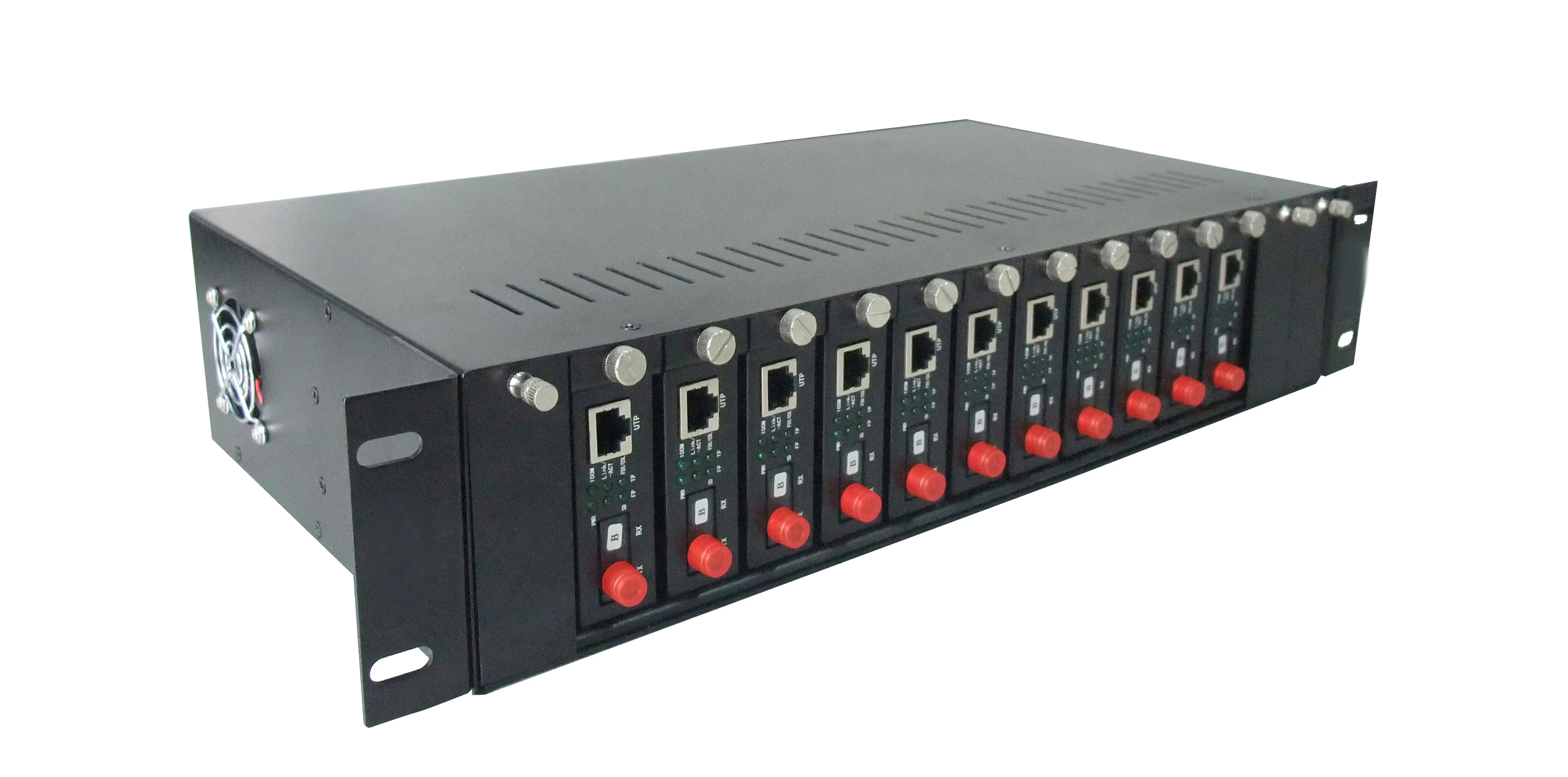 2u 14 Slots Rack Mount Chassis Media Converter 14 Slots Insert Ez32 ...