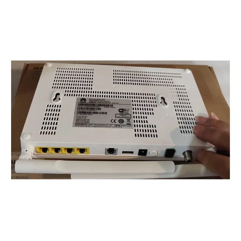 Brand New Indoor Huawei Gpon Ont,Gateway Terminal Ftth Eg8143a5 1ge+3fe ...