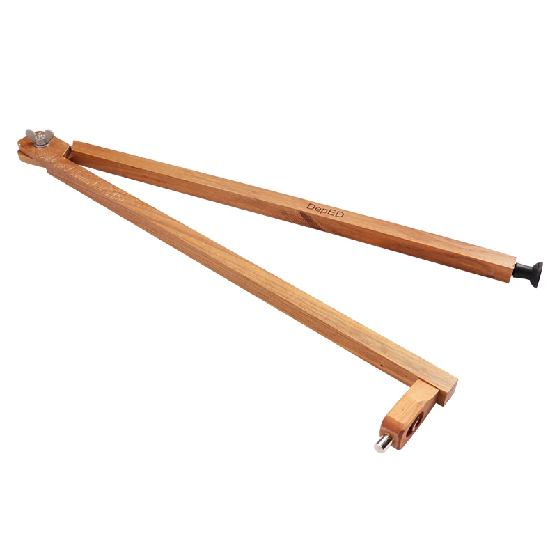 Custom Wooden Student Compass - Perfect for Large Blackboards