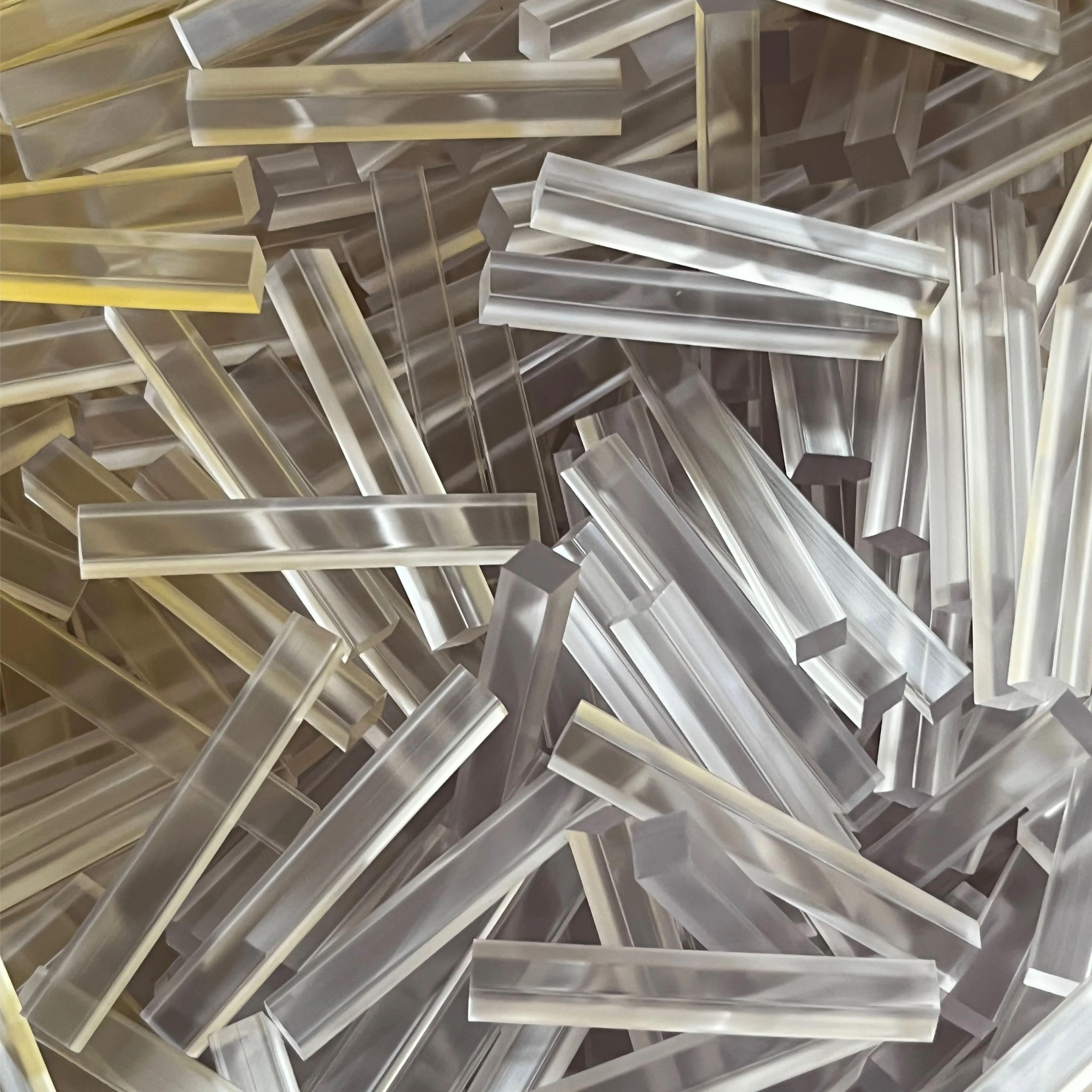 Sample Free Clear Plastic Setting Blocks for Shower Door Seals