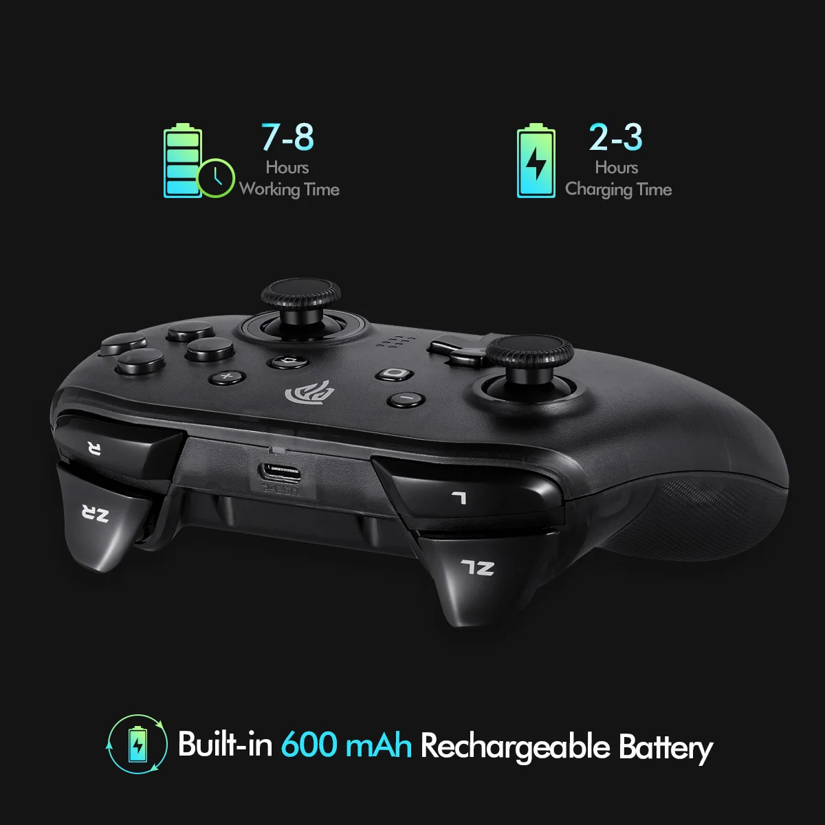 There are four rows of LED indicators on the handle to keep you ...