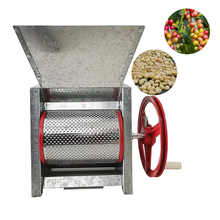 Manual Coffee Beans Dehusking Peeling Huller Machine Industrial