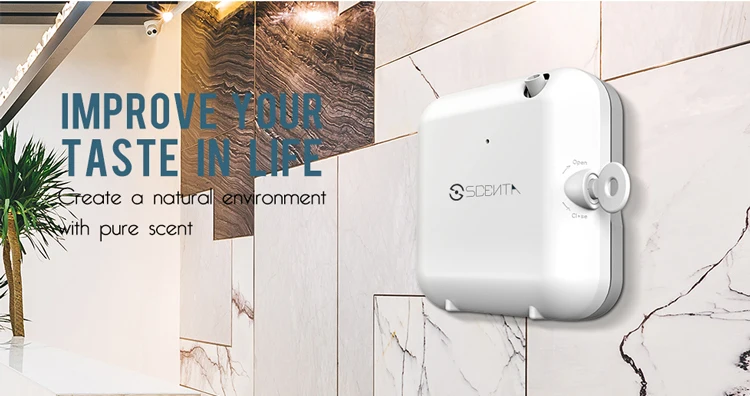 SCENTA Wall Mounted Nebulizer - Battery Operated Aroma Diffuser