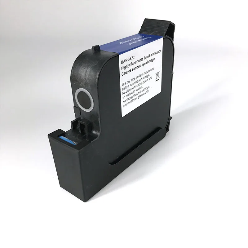 Coding Machine One Inch Tij 2.5 Black Solvent Based Ink Cartridge Inkjet Printer Cartridges ...