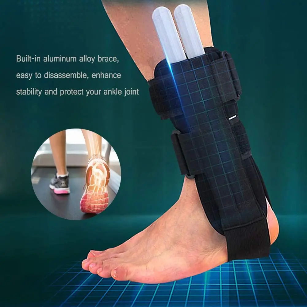 HKJD矫形踝关节夹板，带可拆卸足底筋膜炎踝关节夹板支撑支撑稳定器，用于扭伤| Alibaba.com