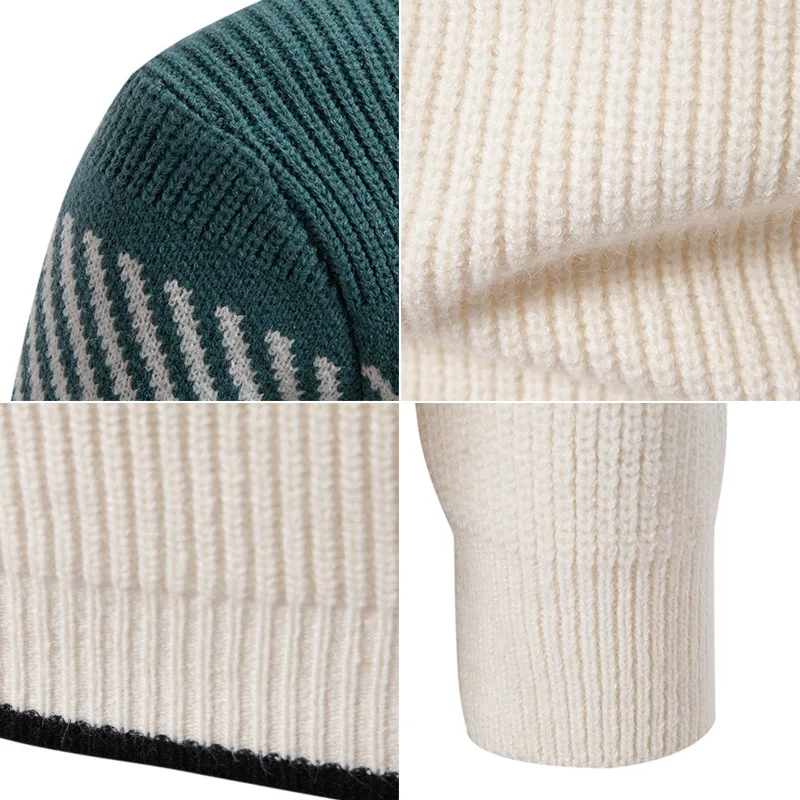 Men's Half High Collar Casual Pullover Sweater New Collection Color ...