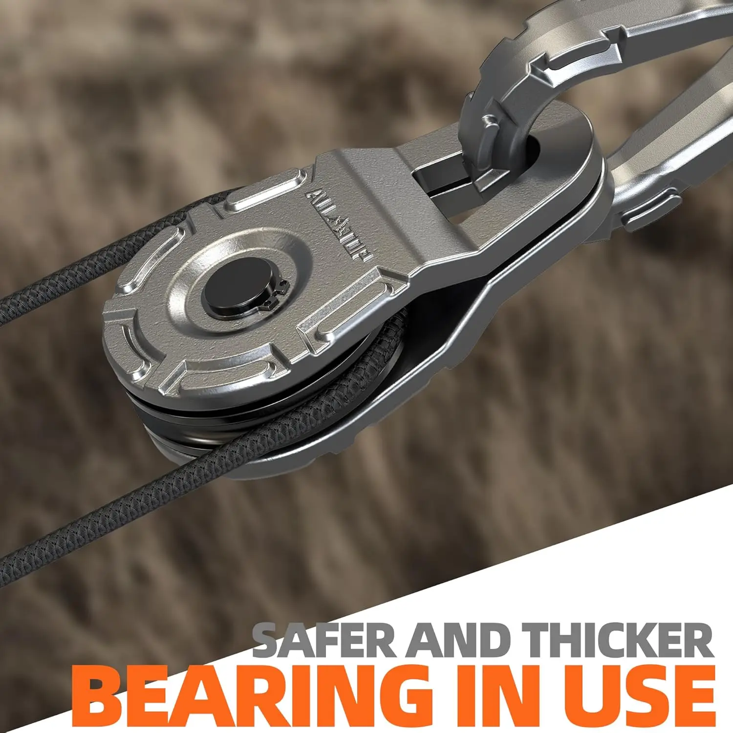 12Tons Heavy Duty Recovery Winch 4x4 Snatch Pulley Block Forged Snatch ...