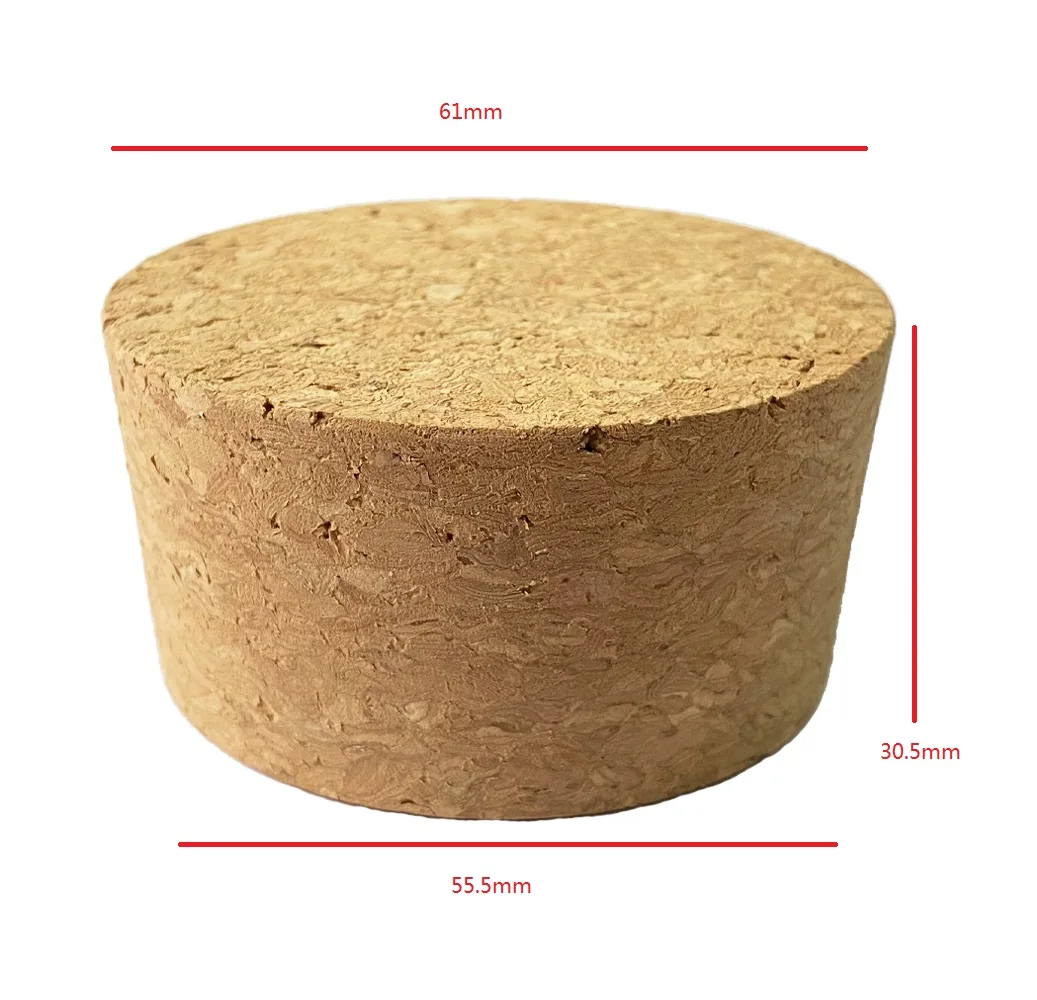 Natural Test Tube Cork Stopper Wood Lid,Bulk Wood Cap Wine Cork - Buy ...