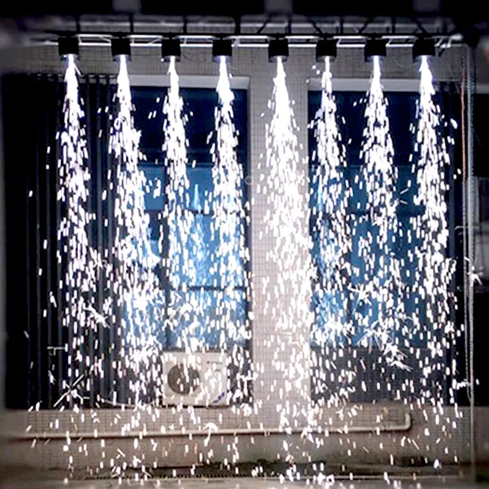 Wedding Decoration Stage Waterfall Spark Machine Fireworks Cold Pyro ...