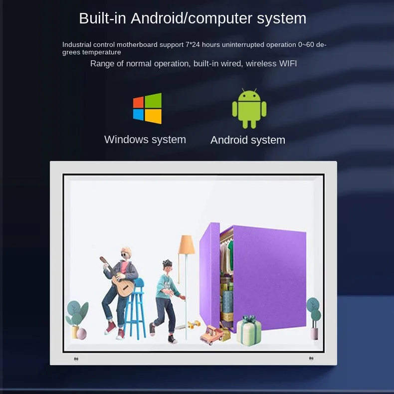 3D AI Hologram Fan Interactive Holographic Screen for Indoor Use - OEM