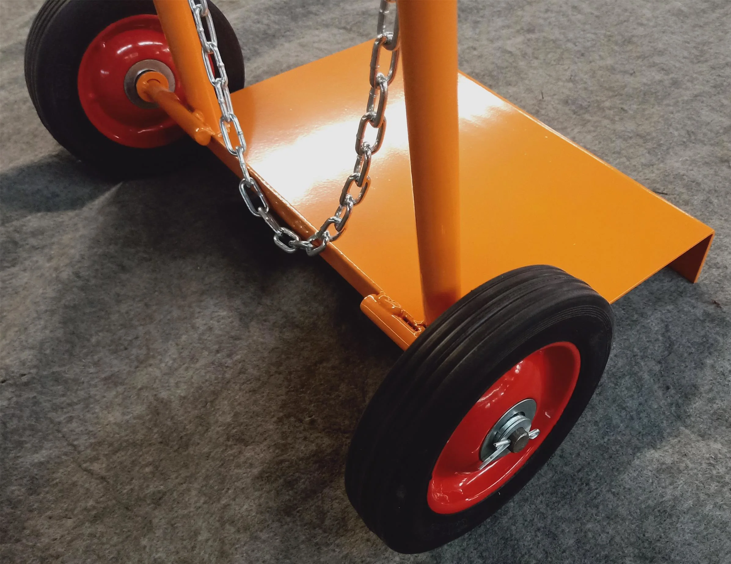 6x1.5'' Caster Wheel with Solid Rubber Coating for Garden Cart