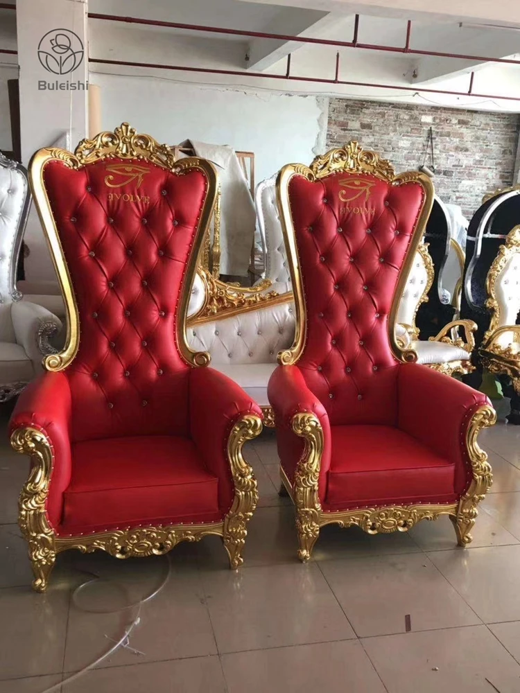 Red Queen Throne Chair Baroque Throne Chair Queen High Back In Red ...