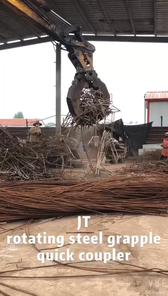 Jt Mental Claw Rotating Log Stone Hydraulic Steel Grapple For Sale ...