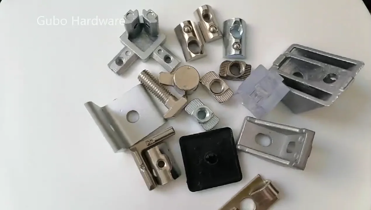 전문 제조 업체 판매 알루미늄 프로파일 패스너 T 슬롯 알루미늄 프로파일 액세서리 너트 볼트 Buy 알루미늄 프로파일 액세서리t 슬롯 알루미늄 프로파일 액세서리t