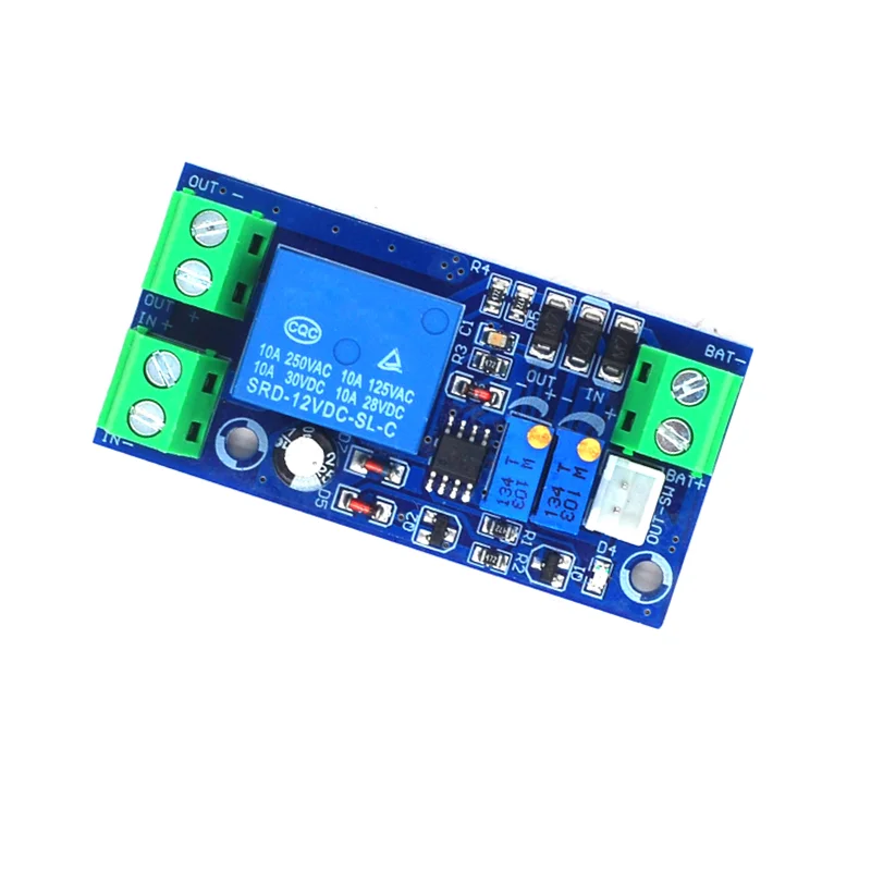 12V battery anti-overdischarge and anti-overvoltage control module ...