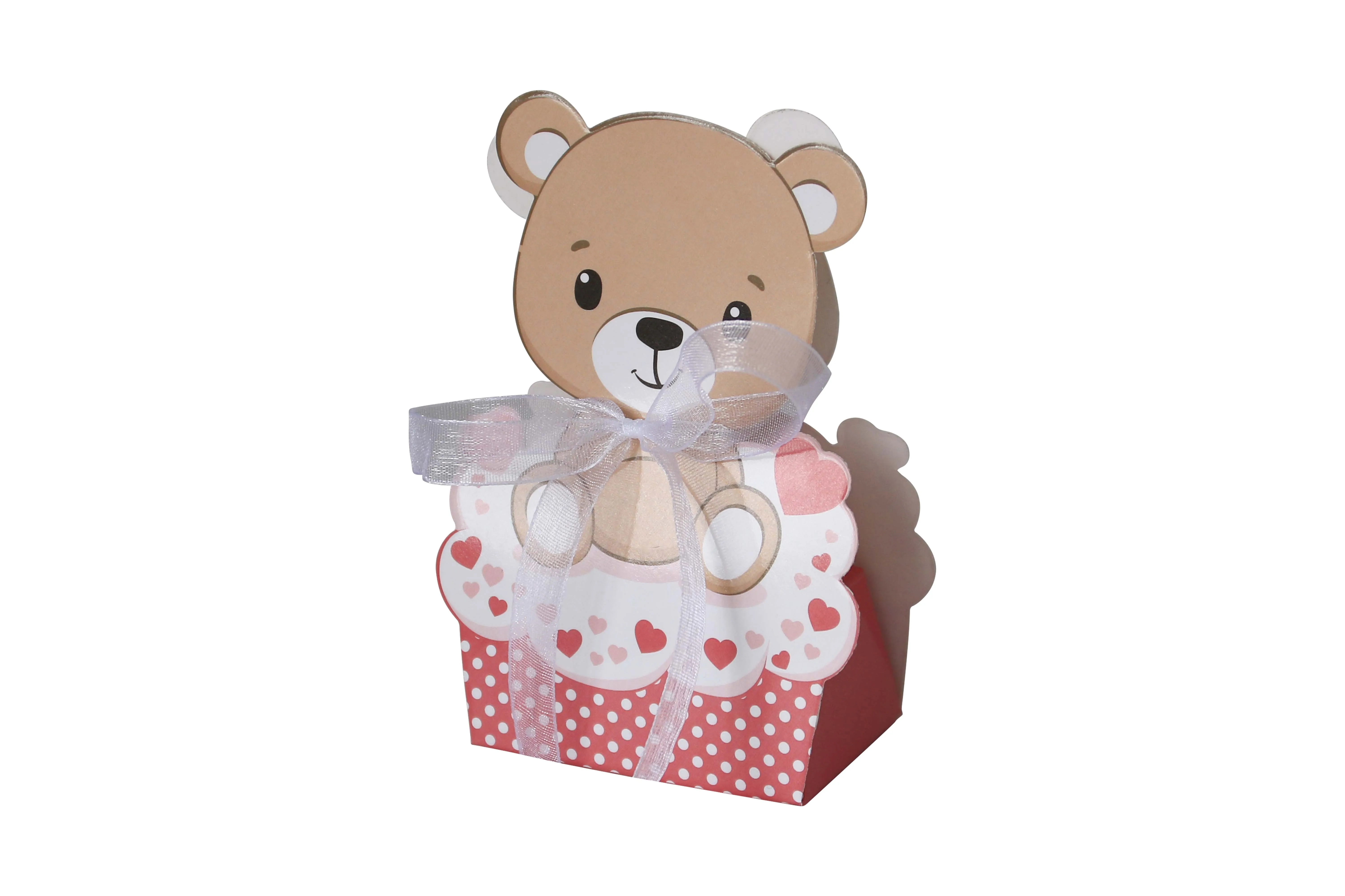 50 Pack Bear Gift Boxes Baby Shower Party Favors Teddy Bear Gift Box ...