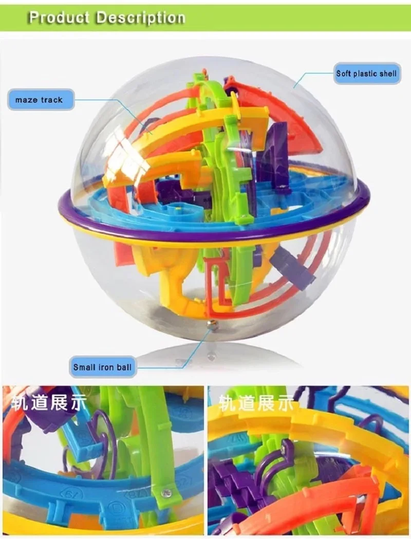Juego De Laberinto 3d Para Niños,Juguete De Rompecabezas De ...