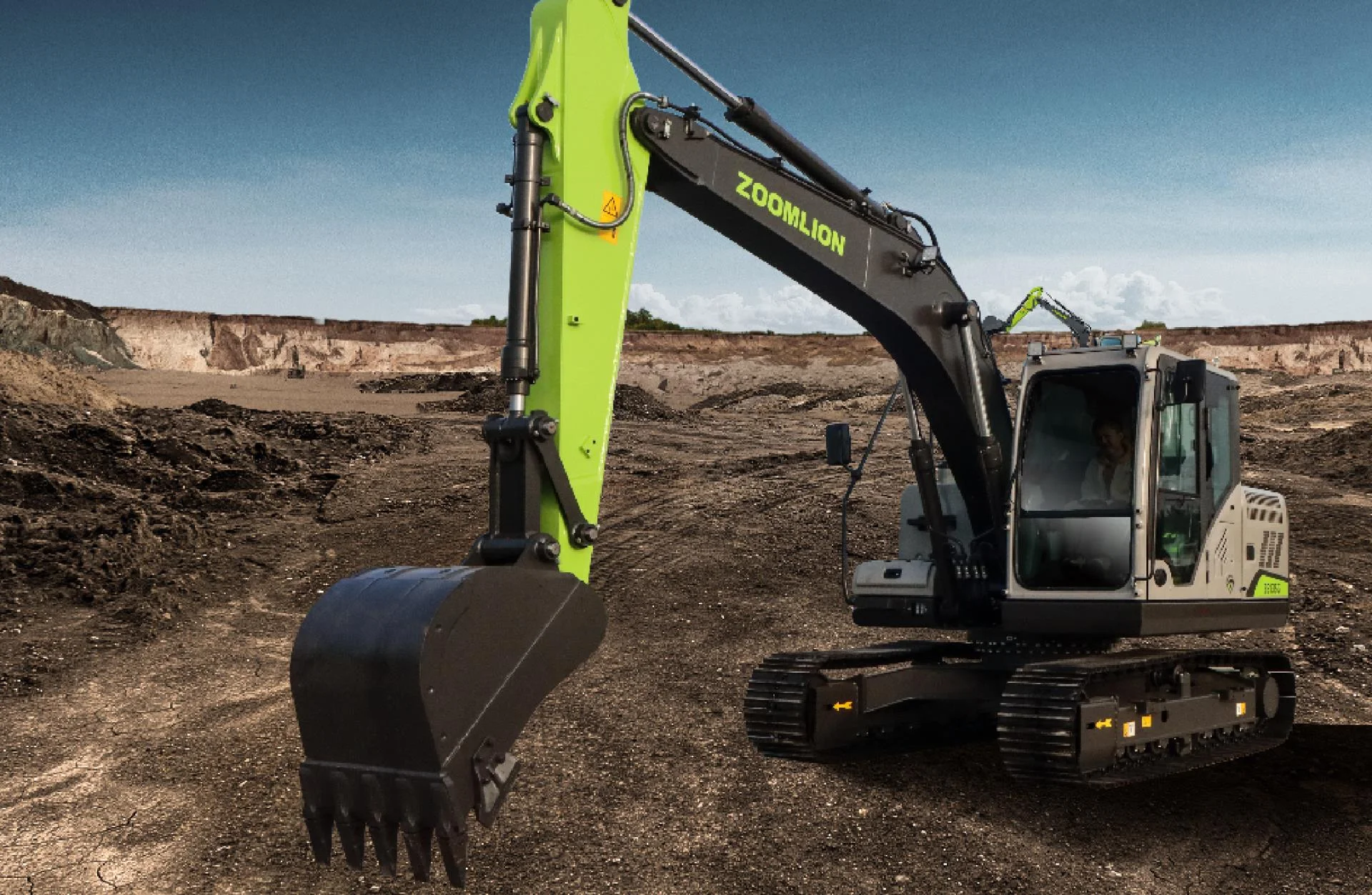 Crawler Excavator Ze135g Digger 13.5ton Operating Weight Excavator ...