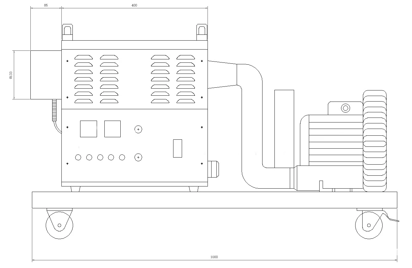 High Temperature Ring Blower - Hot Side Channel Air Blower