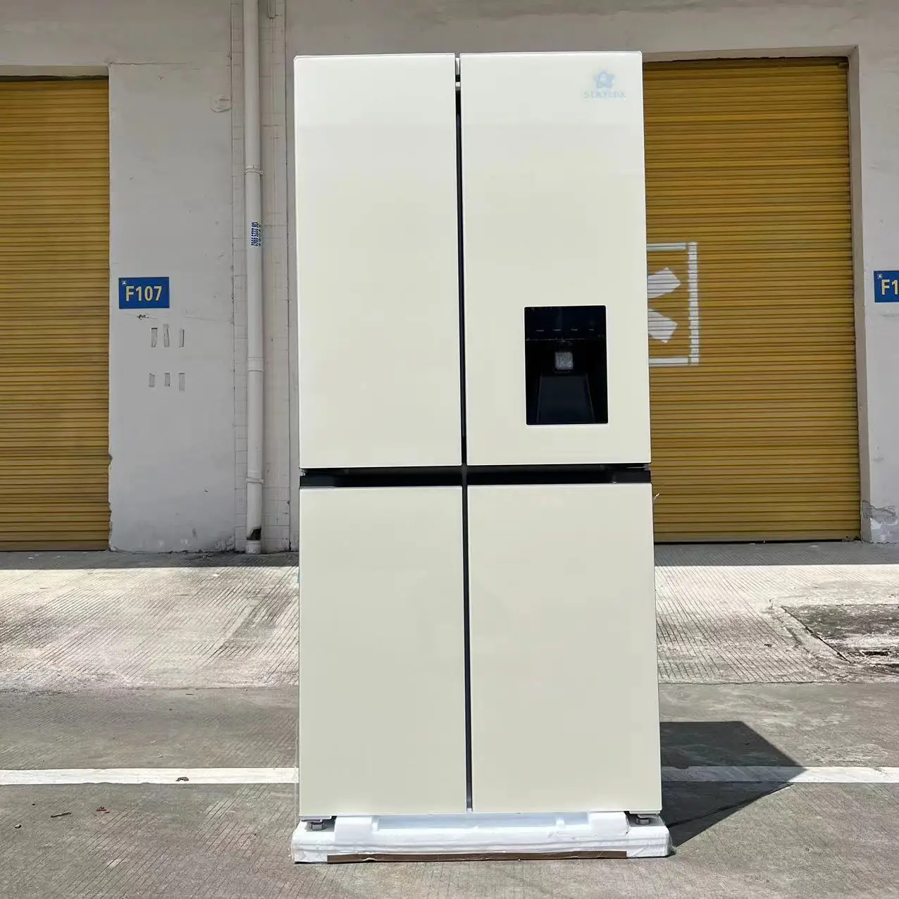 Mechanical Temp Control 432L French Door Side-by-Side Refrigerator ...