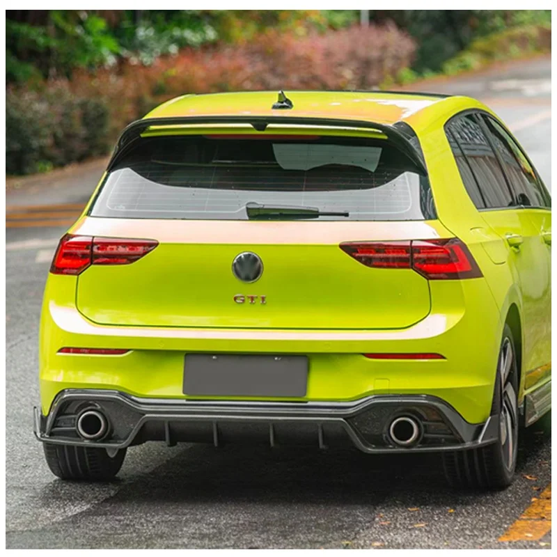 For 2020 2023 Volkswagen Golf8 MK8 Real DRY Carbon Fiber Front Bumper ...