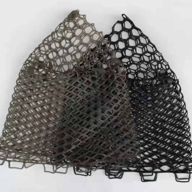 Rubber Landing Net - Stretchable Aluminum Alloy Fly Fishing Net