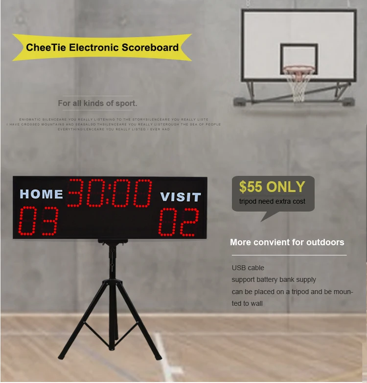 Widely Used Scoreboard Electronic Billiard Led Portable Cricket Digital ...