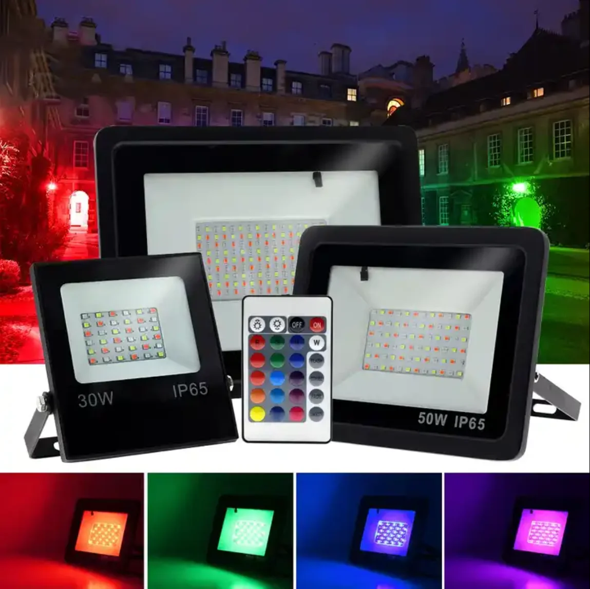Outdoor Led Floodlight Color Changing Led Stage Landscape Lighting ...
