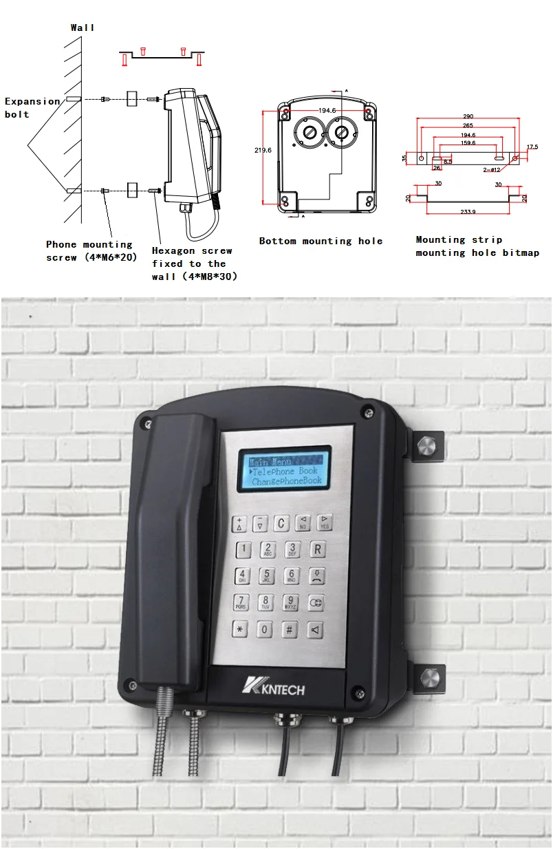KOONTECH KNEX1 Anti Explosive Phone - Iecex Approved