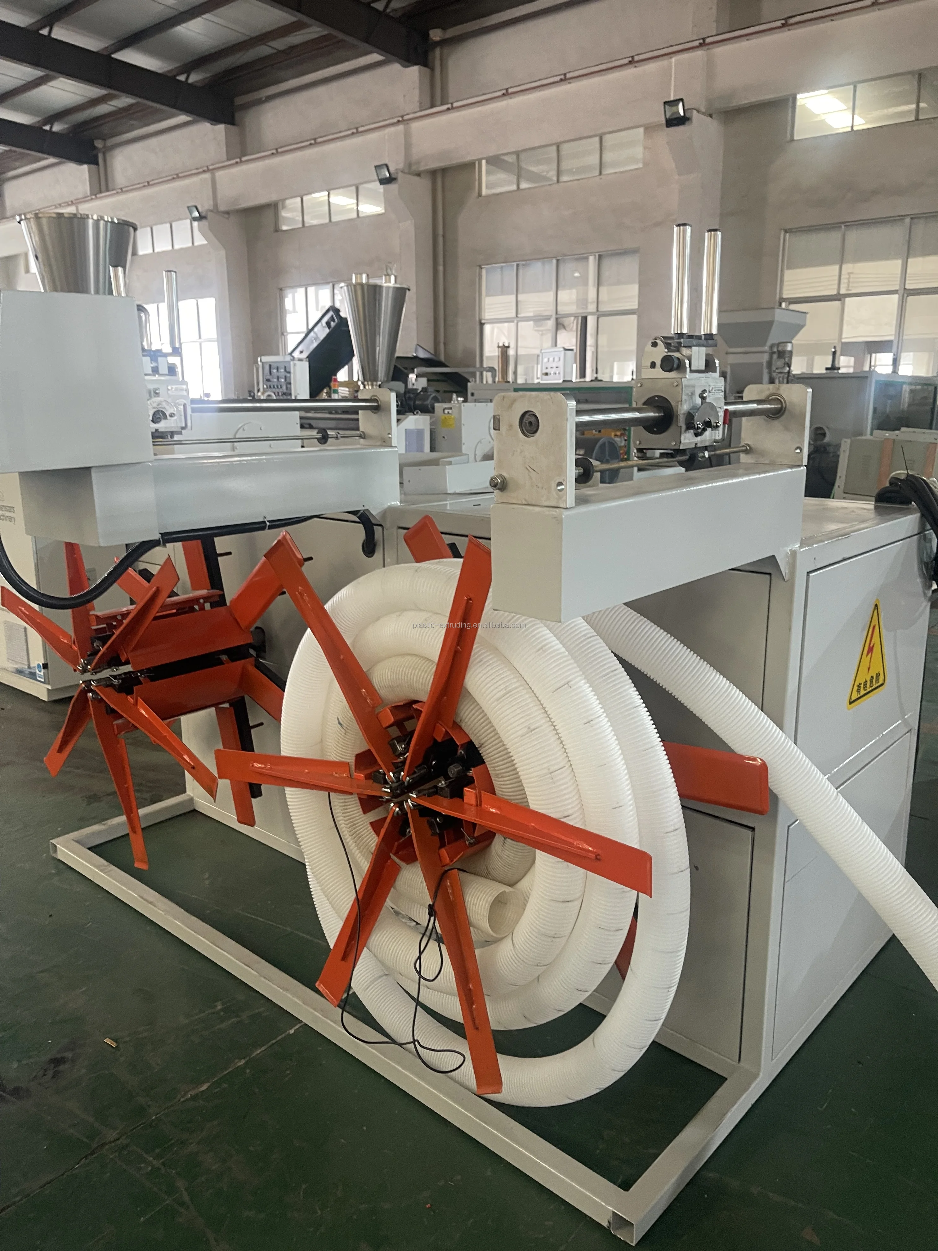 Horserider Pp Pe Single Wall Corrugated Pipe Hose Machine Hose Extruder ...