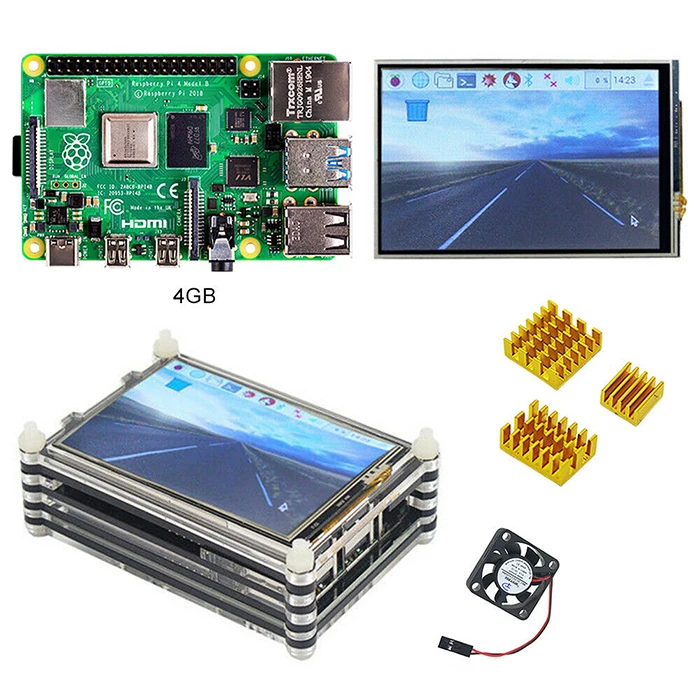 Raspberry Pi 4 Model B 4GB RAM Starter Kit - Versatile & Powerful