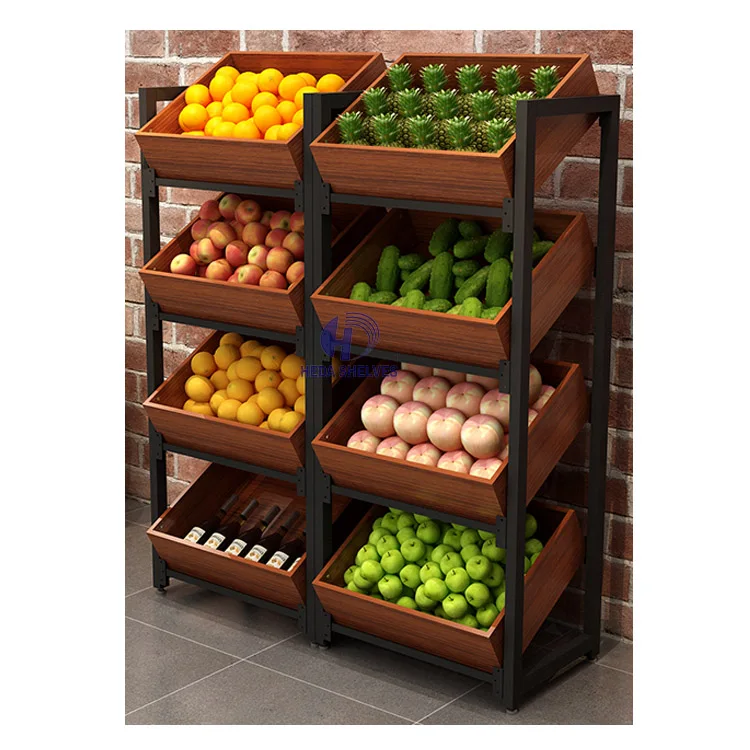 Rack De Frutas Supermercado Rack De Frutas E Vegetais De Exibição - Buy ...