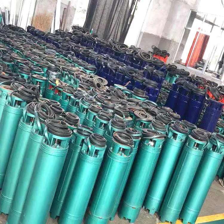Water-immersed Motor Cast Iron Submersible Deep Well Pumps Deep Well ...