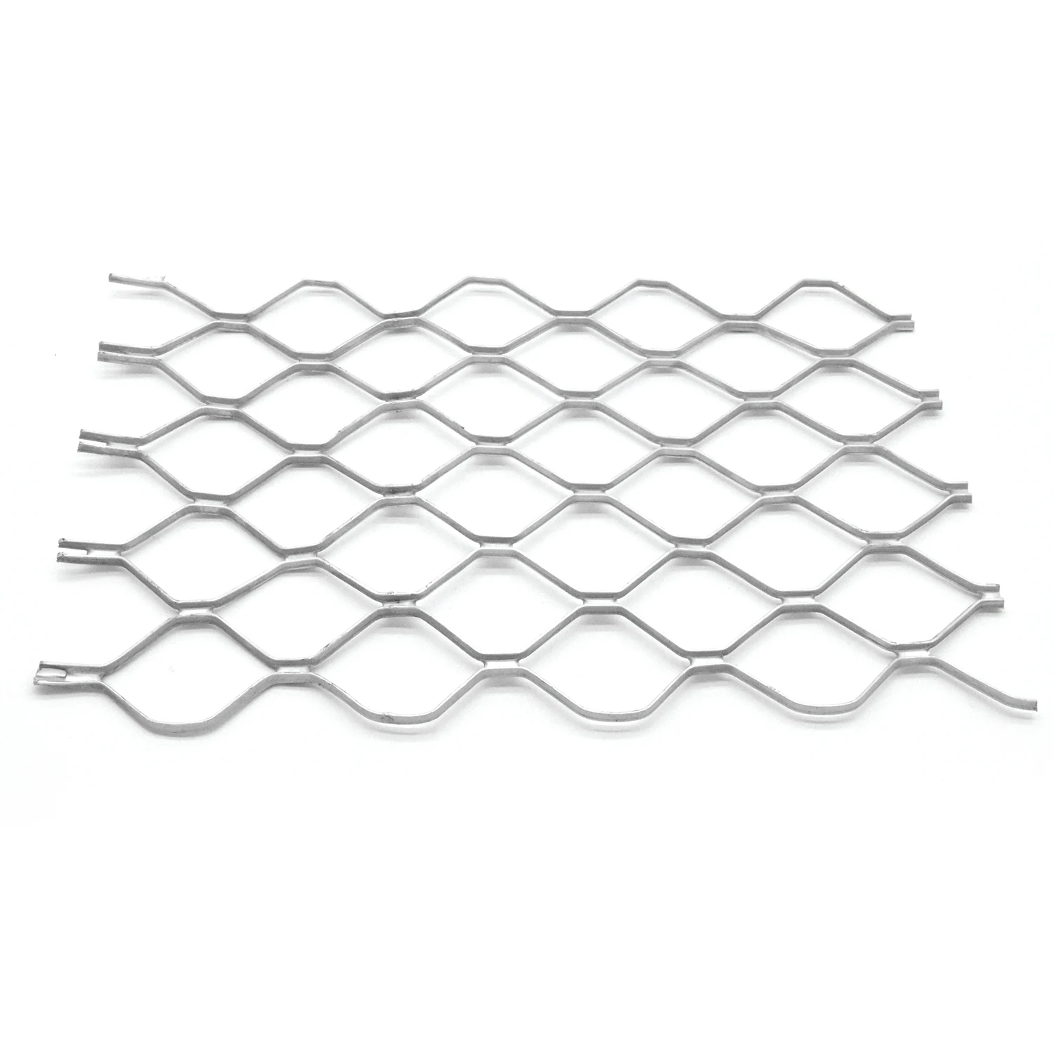 Rhombic Hole Expanded Metal Sheet - Aluminum Grille Mesh